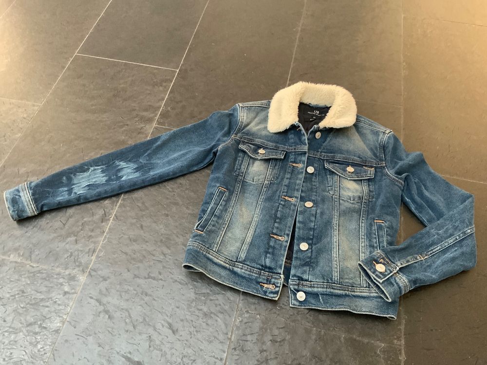 Jeansjacke, LTB, Mädchen, Gr. XS, sehr schöne FÄRBUNG! (Gebraucht) in ...