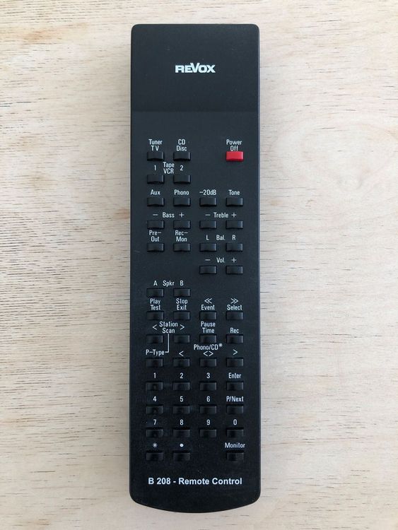 Revox B208 Fernbedienung (Gebraucht) in Tagelswangen für CHF 130 – mit ...