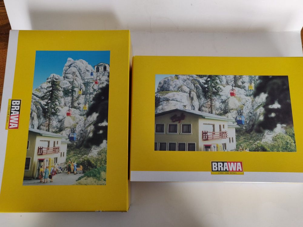 Brawa 6280/6290 H0 Kanzelwandbahn und Gebäudebausätze (Gebraucht) in ...