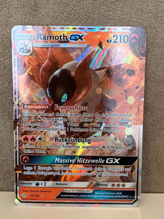 35/236 Ramoth GX DE Pokemon Welten im Wandel (Gebraucht) in Fislisbach ...