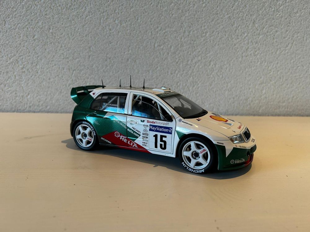 Skida Fabia WRC T. Gardemeister Solido 1:18 (Neu (gemäss Beschreibung ...