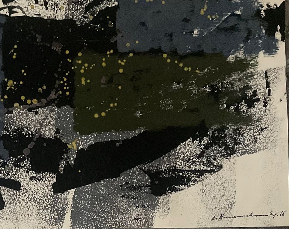 Albert Neuenschwander (1902-1984)Grosse Mischtechnik (Gebraucht) in ...