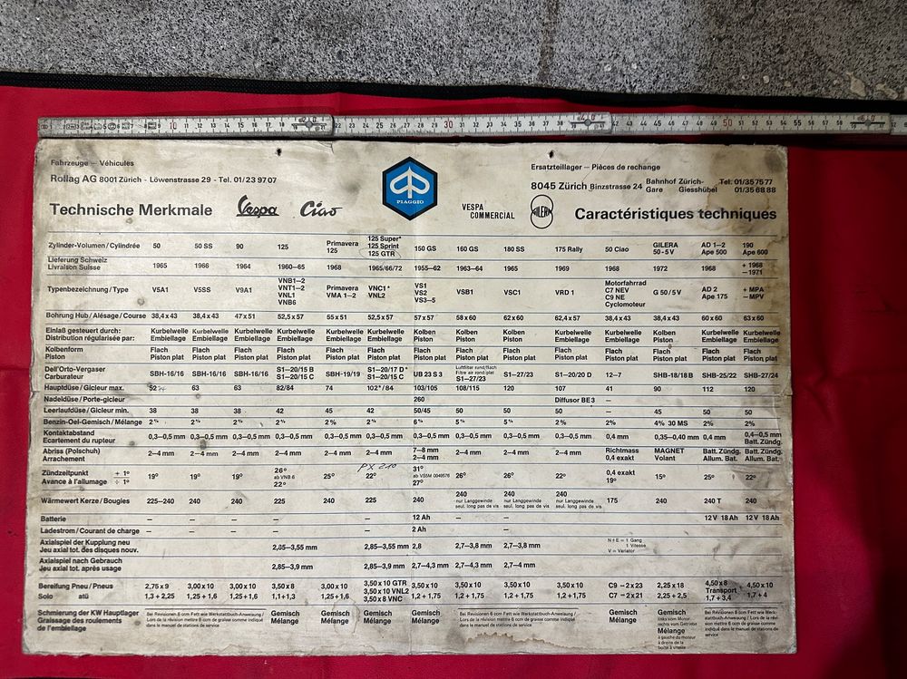 Piaggio original - moteur vespa ciao technique d atelier (D'occasion) à ...