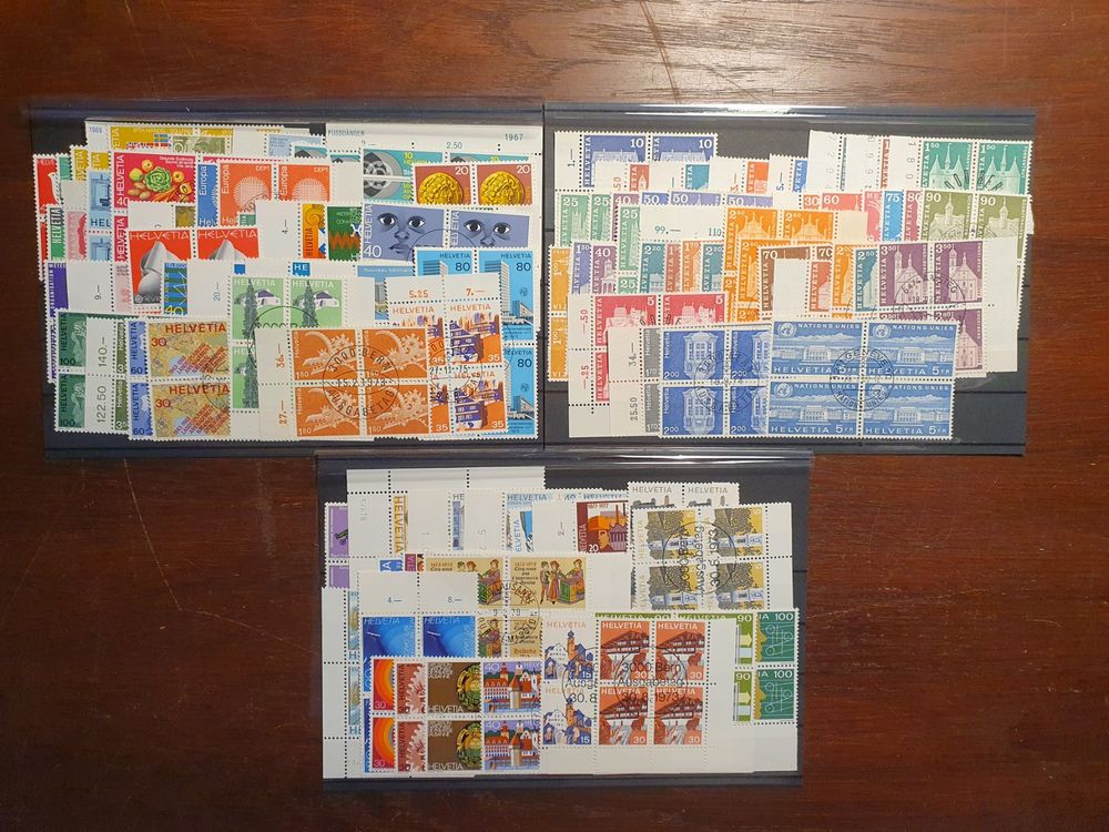 CH 3 übervolle Steckkarten 4-er Blöcke mit Tabs (Gebraucht) in Aesch LU für CHF 9.5 – mit ...