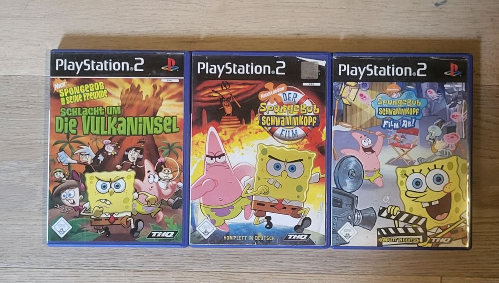 PS2 Spongebob Bundle (Gebraucht) in Hallau für CHF 6 – nur Abholung auf ...