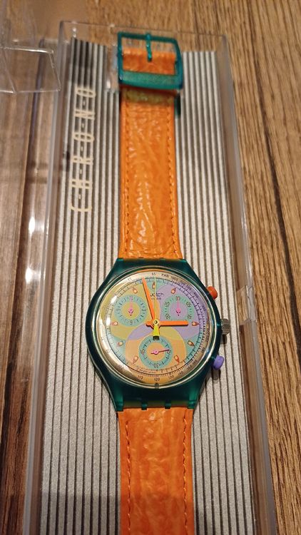 Magnifique SWATCH Sound Chrono SCL-102 full set (Neu und originalverpackt) in PORRENTRUY für CHF ...