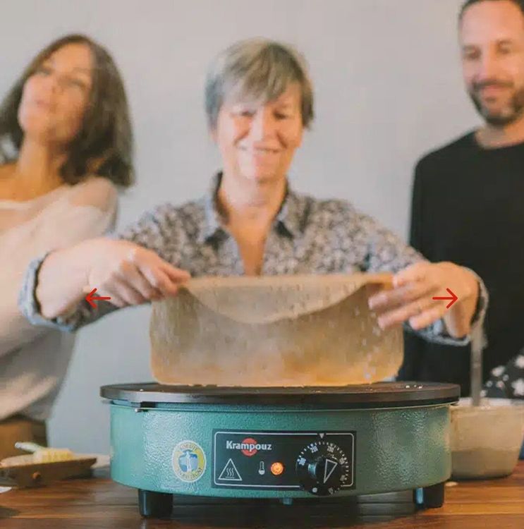 crêpières Billig Krampouz Elektro Crêpe Platte | Kaufen auf Ricardo