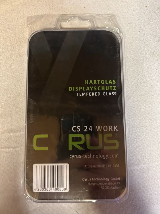 Panzerglas Displayschutz Cyrus CS 24 Work (Original) (Neu und ...