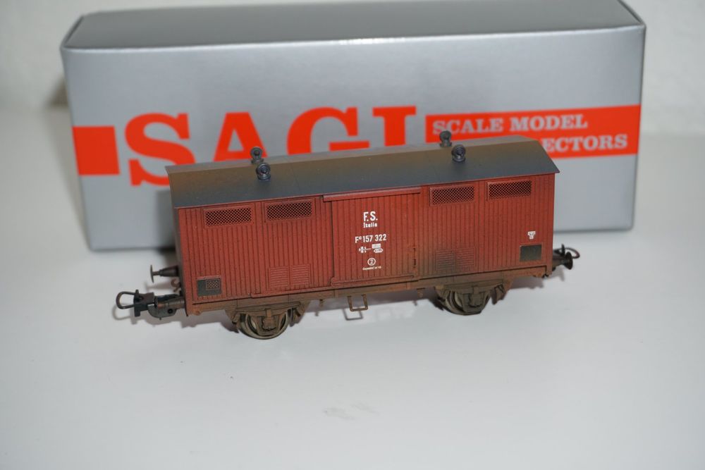 SAGI - FS Italia Spitzdachwagen H0/DC (Gebraucht) in Matten b. Interl ...