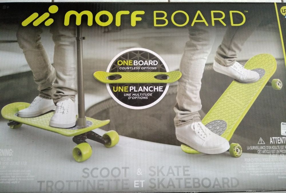 MORF BOARD 2 IN 1 SCOOTER/ SKATEBOARD!!! NEU!!! | Kaufen auf Ricardo