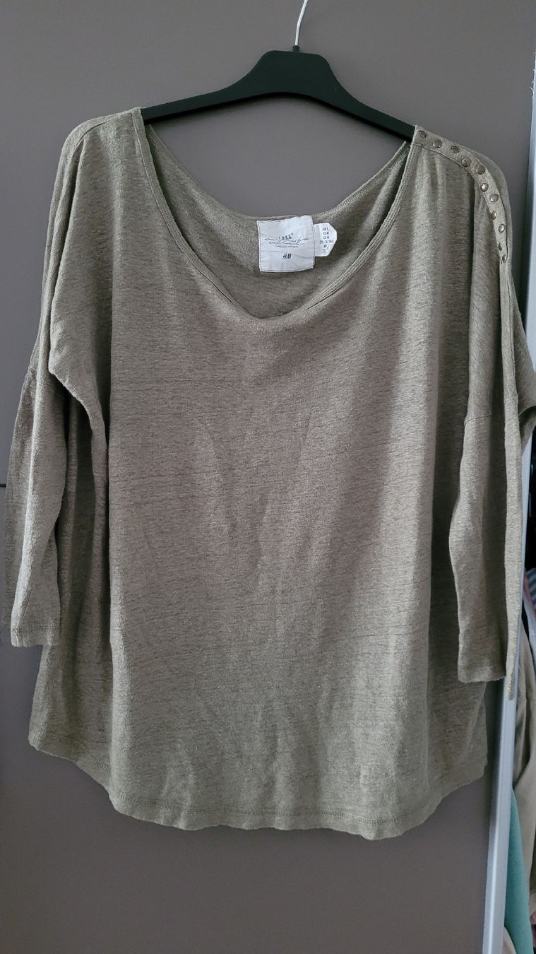 H&M L.O.G.G. Tee-shirt manches 3/4 kaki, taille M (D'occasion) à Vevey ...