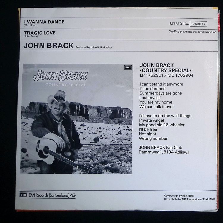 John Brack - I Wanna Dance Single 7 | Kaufen auf Ricardo