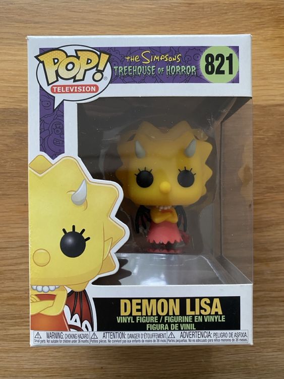 Funko Pop! Simpsons - Demon Lisa #821, Treehouse of Horror (Neu und ...