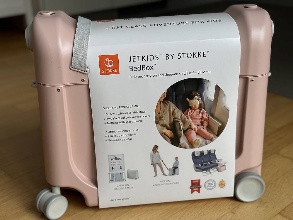 Stokke Bedbox in pink Lemonade, NEU (Neu und originalverpackt) in ...