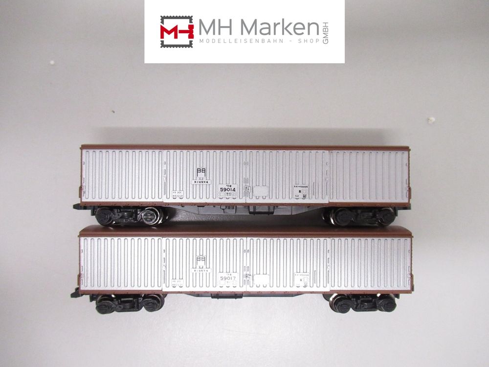 Kato 10-1211 2-tlg Güterwagenset Typ WAKI 5000 DC Spur N (Gebraucht) in ...