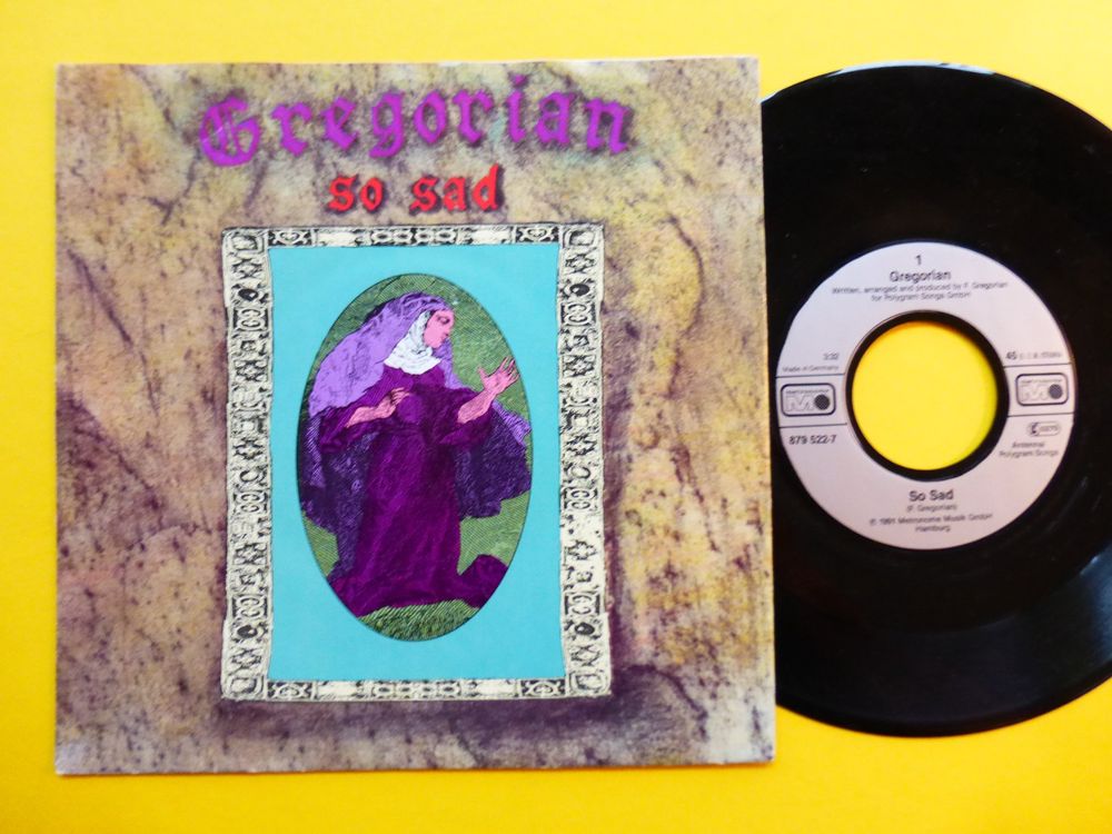 GREGORIAN 7" SO SAD (Gebraucht) in Zürich für CHF 3 – mit Lieferung auf ...