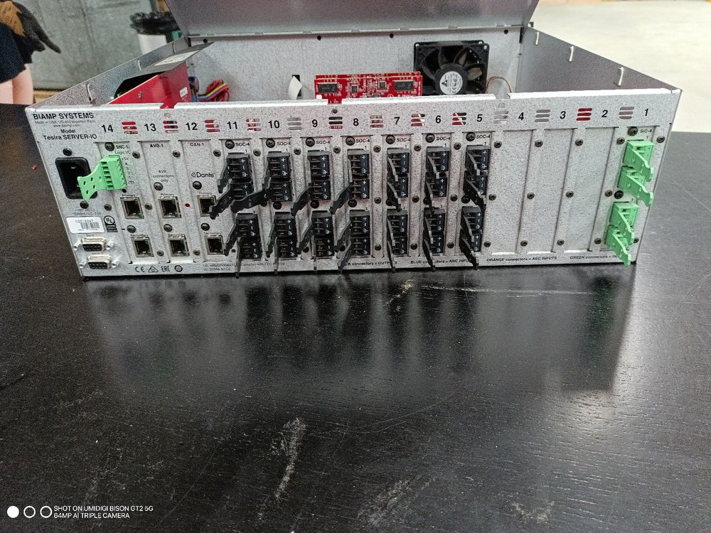 Biamp Tesira SERVER-IO, Model SNC-1a, AVB, Dante ,SOC 4,SIC4 (Gebraucht ...