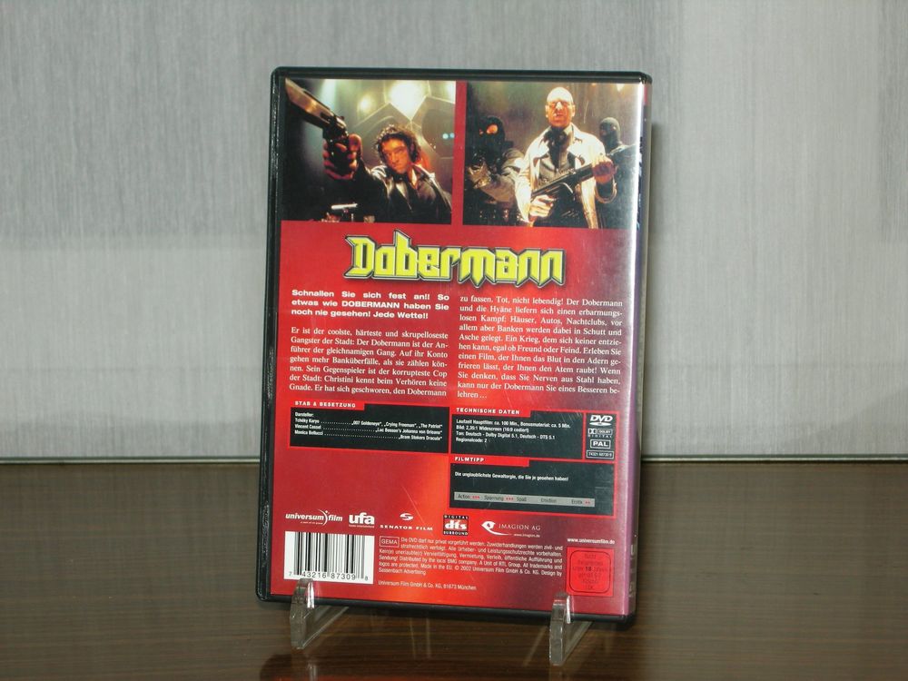 Dobermann 1997 DVD / Monica Bellucci / Vincent Cassel | Kaufen auf Ricardo
