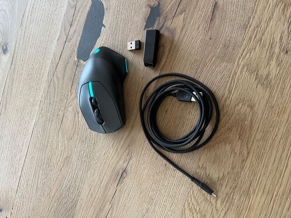 Gaming-Maus Alienware AW610M DarkSide of the Moon | Kaufen auf Ricardo