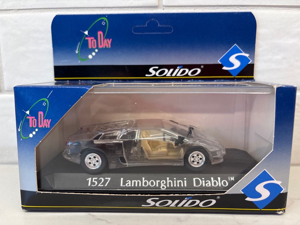 Solido rarissime Lamborghini Diablo 1/43 transparente (Neuf (Voir ...