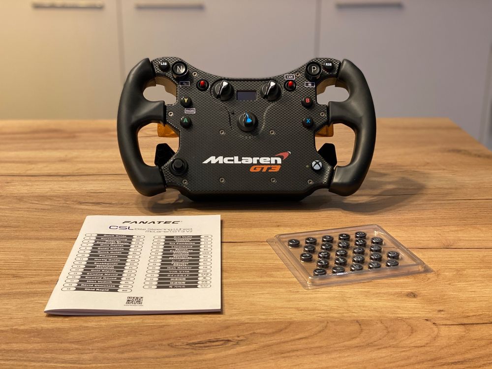 Fanatec CSL Elite Steering Wheel McLaren GT3 V2 (Gebraucht) in ...