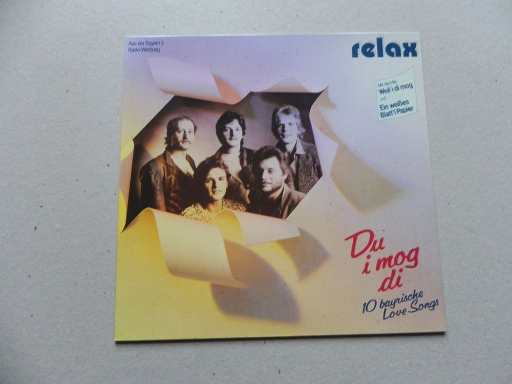 LP Deutschland Schlager Band Relax 10 Love Songs / Jahr 1985 (Gebraucht ...