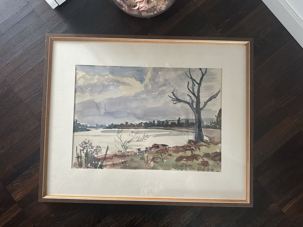 Karl Theophil Dick Gemälde Aquarell | Kaufen auf Ricardo