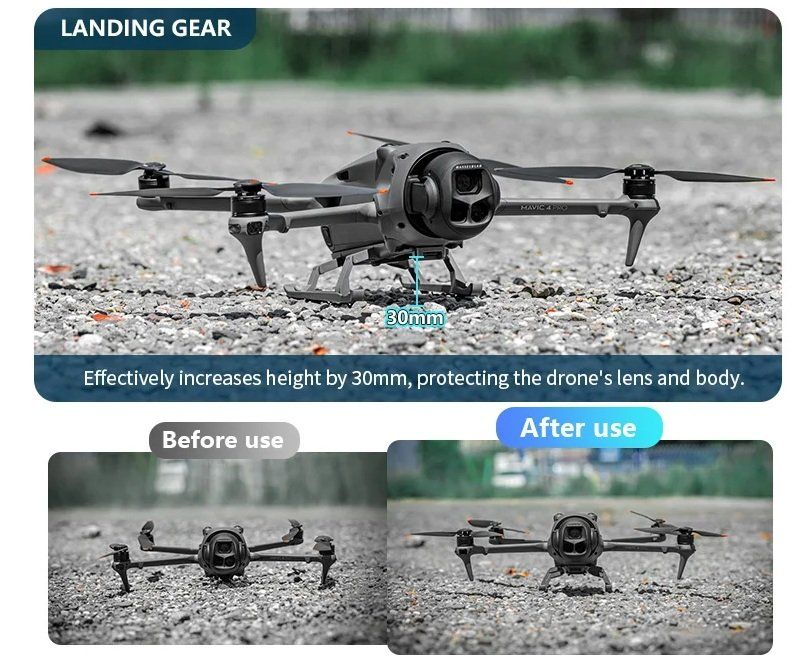 Faltbares Fahrwerk für DJI Mavic 4 Pro train d'atterrissage (Neu und ...