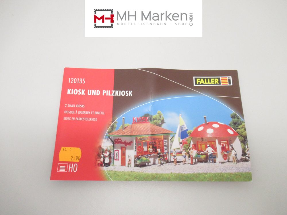 Faller 120135 Kiosk und Pilzkiosk Bausatz H0 | Kaufen auf Ricardo