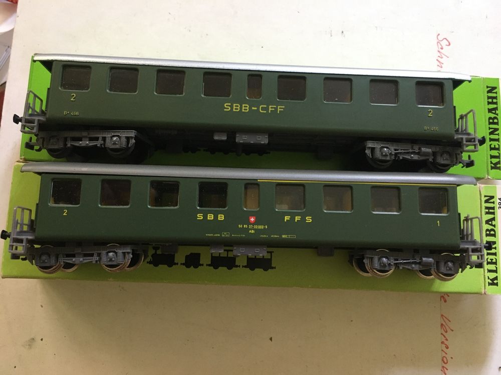 Kleinbahn Personenwagen SBB (Gebraucht) in Grellingen für CHF 22 – mit Lieferung auf Ricardo kaufen