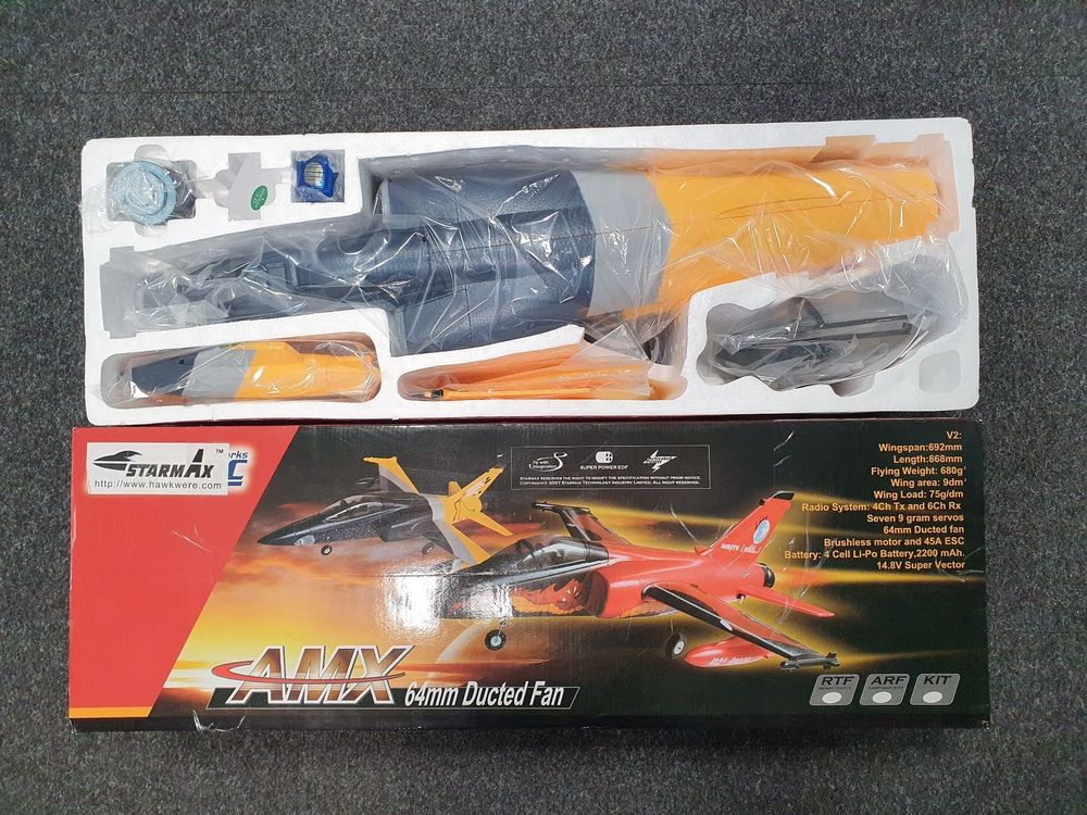 AMX JET ( 64mm Ducted Fan ) Starmax V2, 360° Vectorsteuerung (Neu und ...