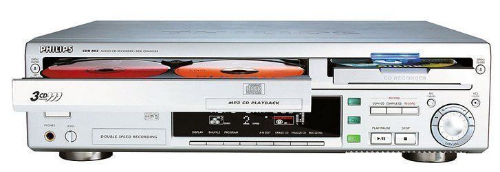 Philips CDR 802 3-Disc CD Changer / Recorder | Kaufen auf Ricardo