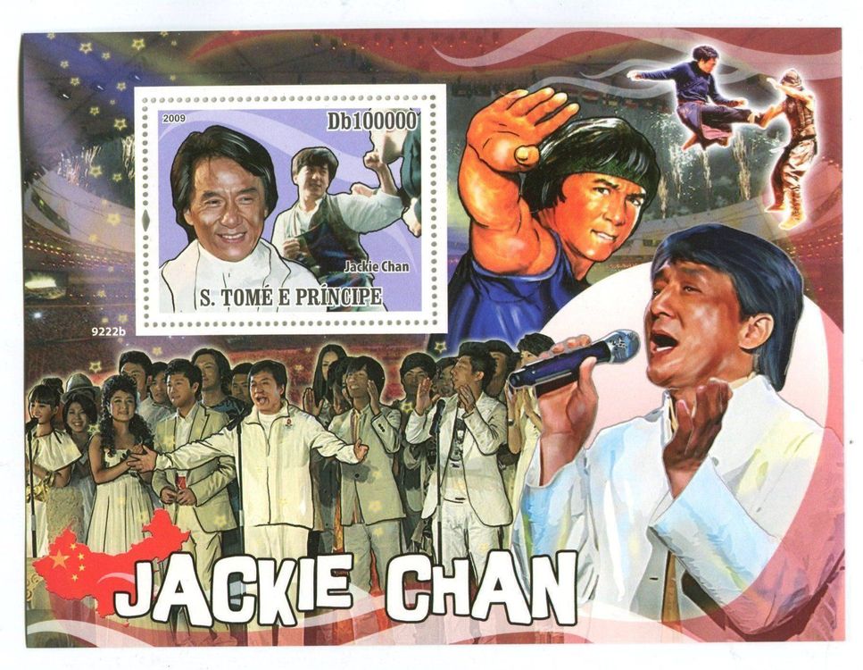 Block Jackie Chan. São Tomé und Príncipe (Neu und originalverpackt) in ...