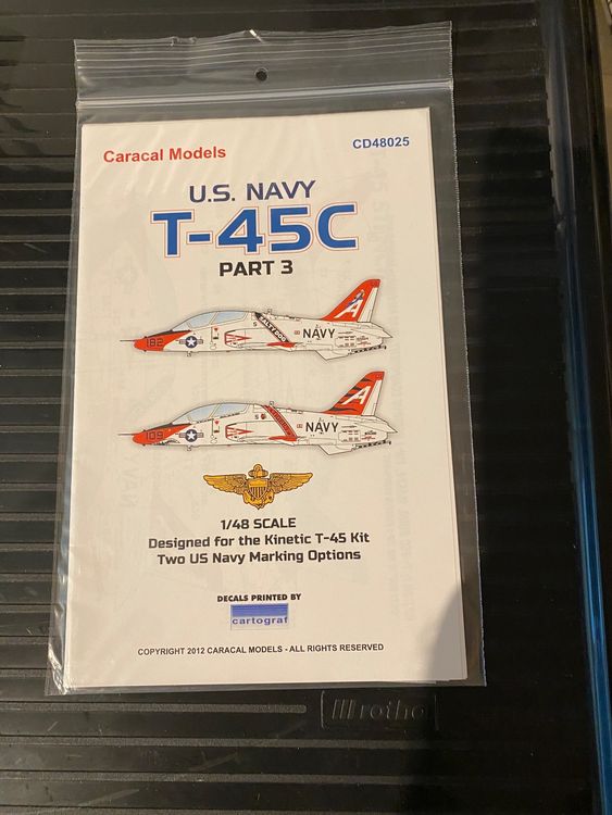 1/48 US NAVY T-45C PART 3 DECALS | Kaufen auf Ricardo