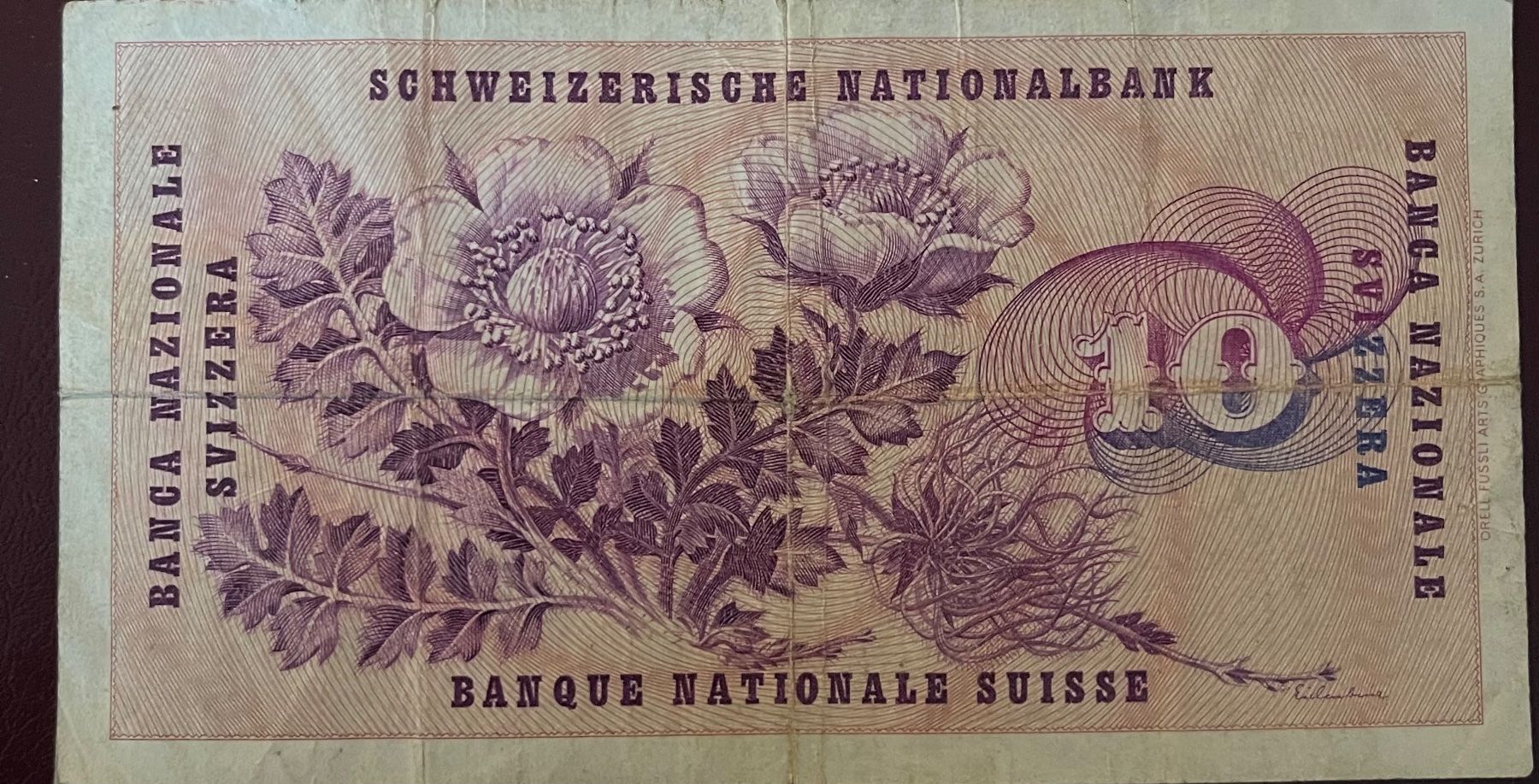 Sammlerstück: 10-Franken-Note, 1964, Top Zustand! (Gebraucht) in Bern ...