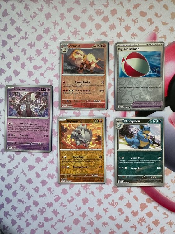 Pokemon 151 EN - 5x Reverse + 1x Holo 5x Common | Kaufen auf Ricardo