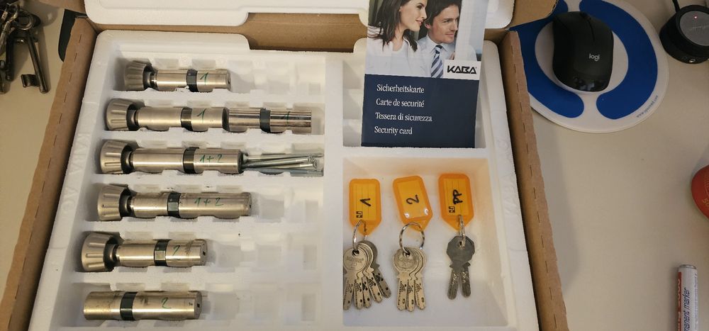 Schliessanlage KABA 20 inkl. Sicherheitskarte | Kaufen auf Ricardo