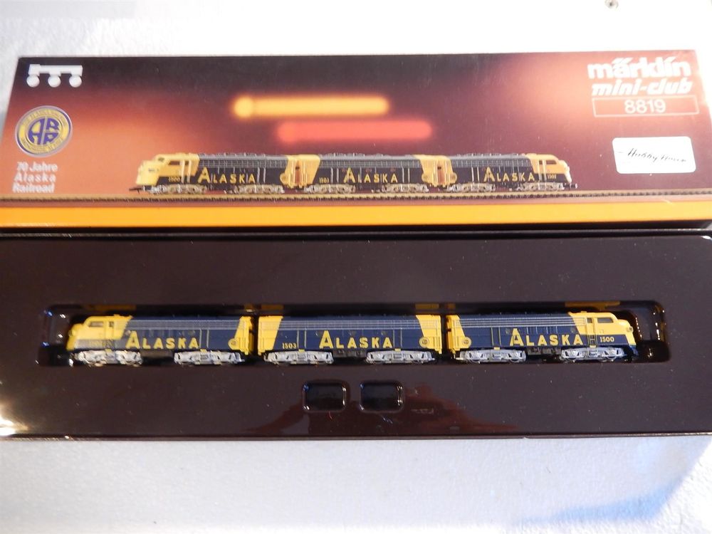 F40 Märklin Z. Alaska EMD F7 Nr. 8819 (Neu (gemäss Beschreibung)) in ...