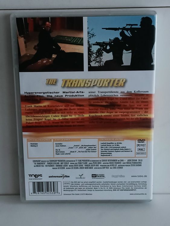 DVD The Transporter (de/uk) Jason Statham Shu Qi (Gebraucht) in crans montana für CHF 3 – mit ...