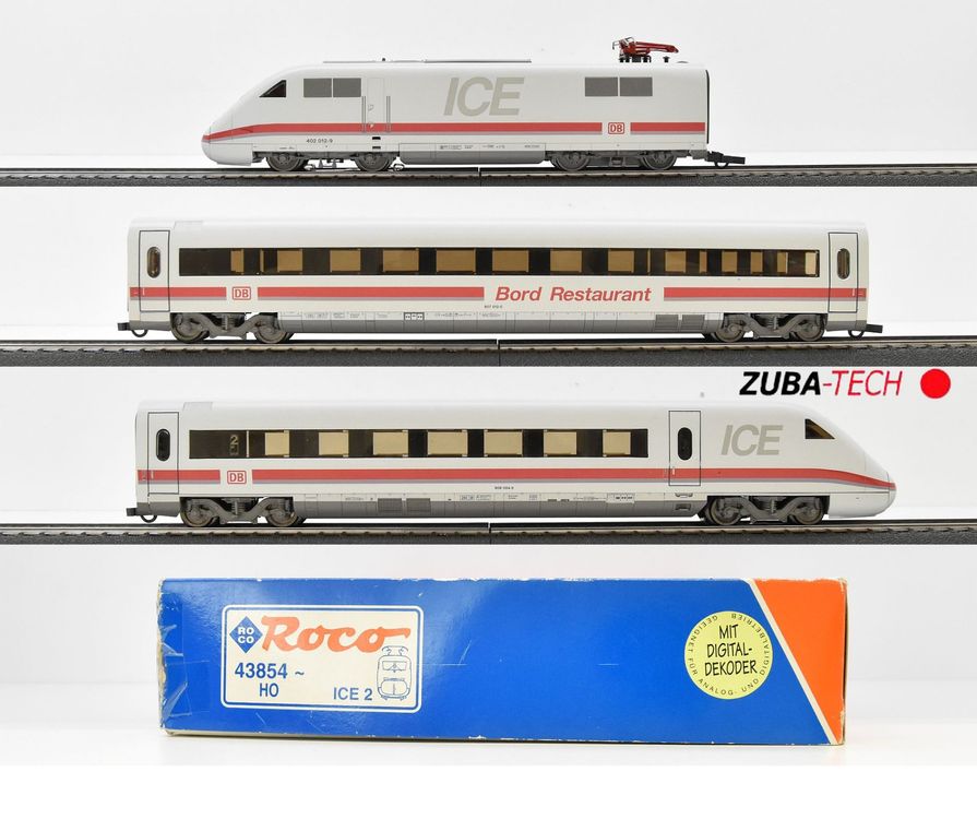 Roco 43854 3-Tlg. E-Triebzug ICE 2 DB H0 WS Digital mit OVP (Gebraucht ...