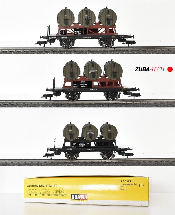 Brawa 47709 Latrinenwagenset 3tlg DRG H0 | Kaufen auf Ricardo