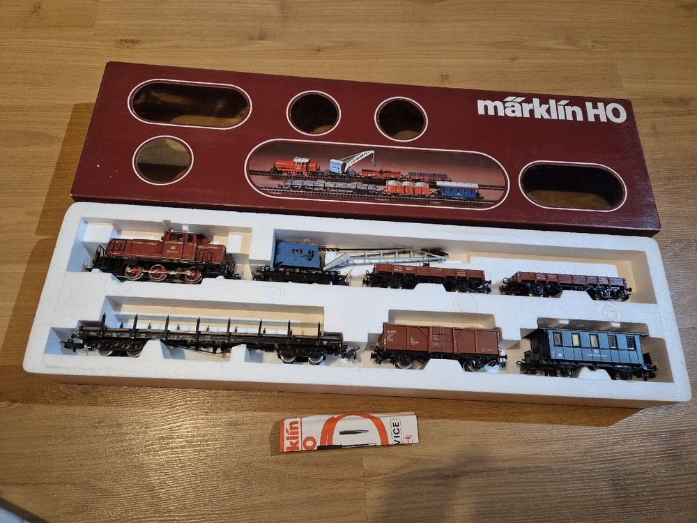Märklin 2853 Dieslok Gleisbauzug Analog NEU (Neu (gemäss Beschreibung ...