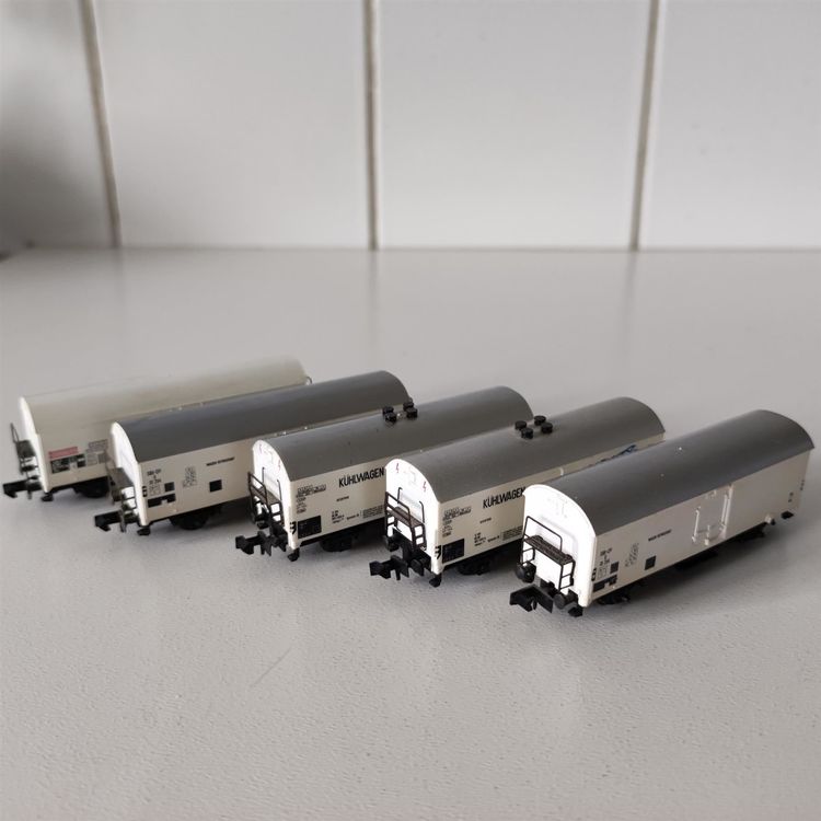 5 Stück Kühlwagen SBB, DB, SNCF (Gebraucht) in Seuzach für CHF 15 – mit ...