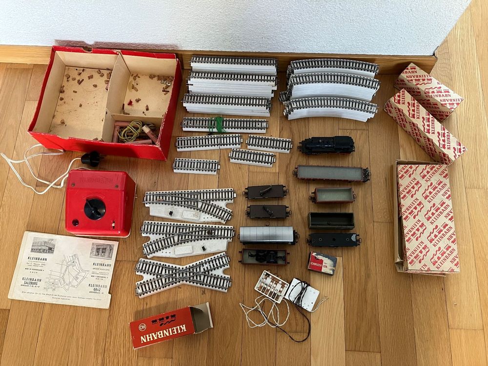 Konvolut Kleinbahn Modelleisenbahn Gleise Weichen H0 (Gebraucht) in ...