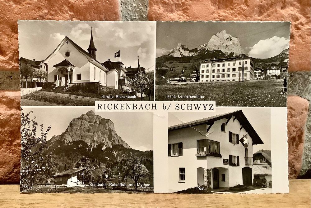 Alte Foto AK - Rickenbach bei Schwyz - Mehrbild | Kaufen auf Ricardo