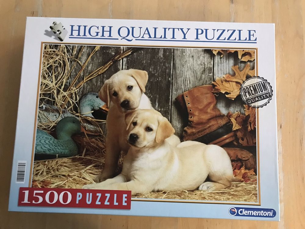 Puzzle 1500 Teile Hunting Dogs (Gebraucht) in Zizers für CHF 5 – mit ...