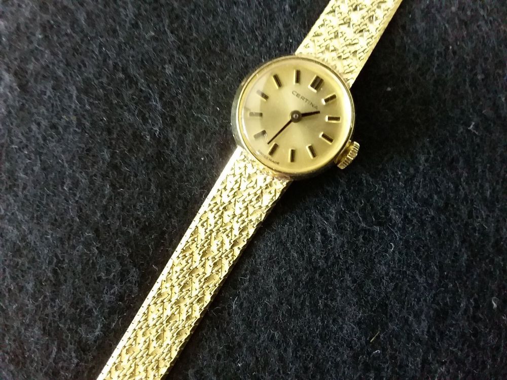 CERTINA Vintage Damenuhr 14K Gold, 22,6 g (Gebraucht) in Uitikon Waldegg für CHF 890 – mit ...