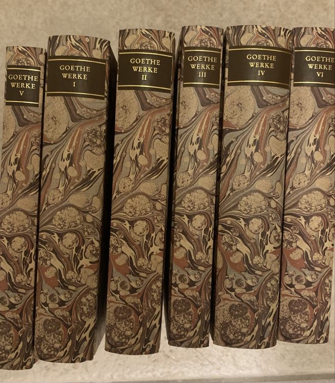 Goethe Werke - Gesamtausgabe 6 Bände Insel Verlag | Kaufen auf Ricardo