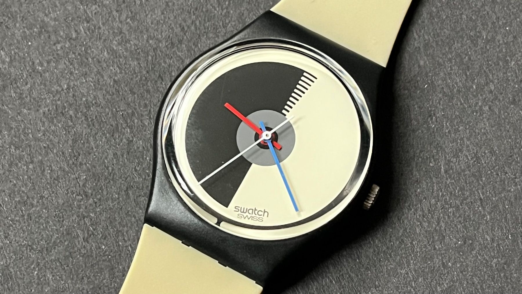 Swatch Mezza Luna GB107 1986 selten - Top Zustand (Neu (gemäss ...