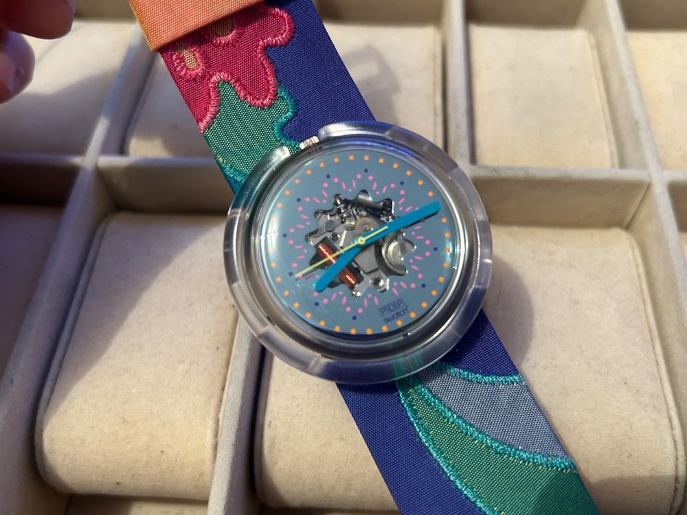 Montre vintage Swatch POP neuve complète 1991 fonctionne | Acheter sur ...